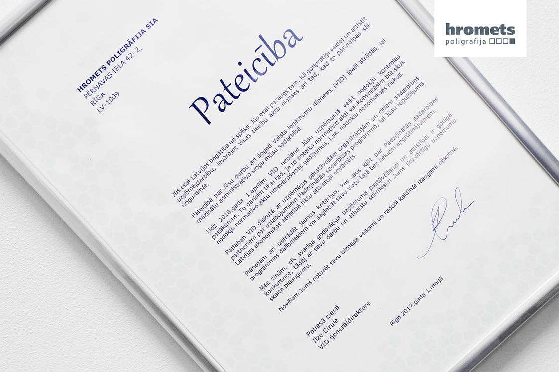 VID PATEICĪBAS VĒSTULE 2017 - enivo